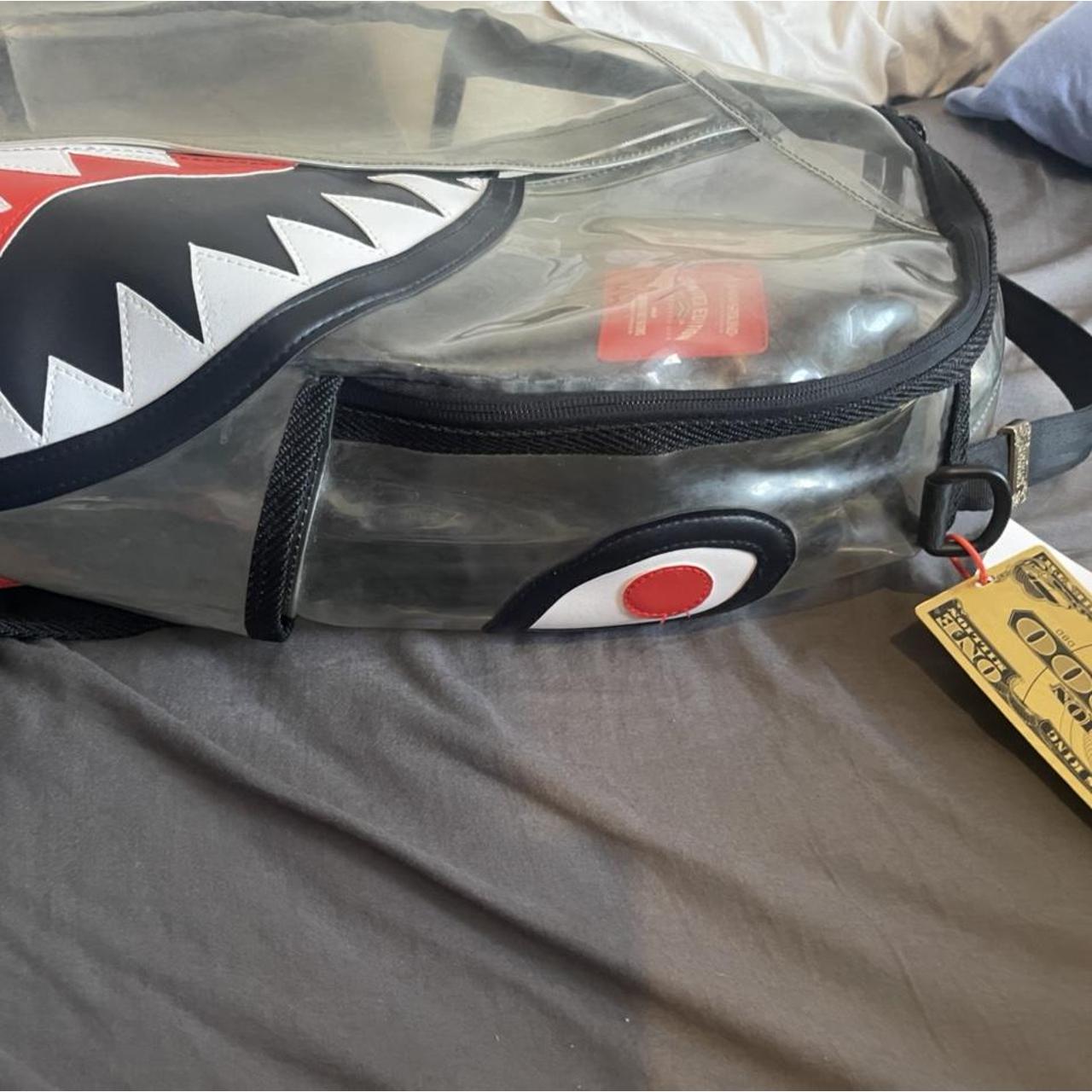 Limited edition sprayground clear backpack. Perfect... - Depop