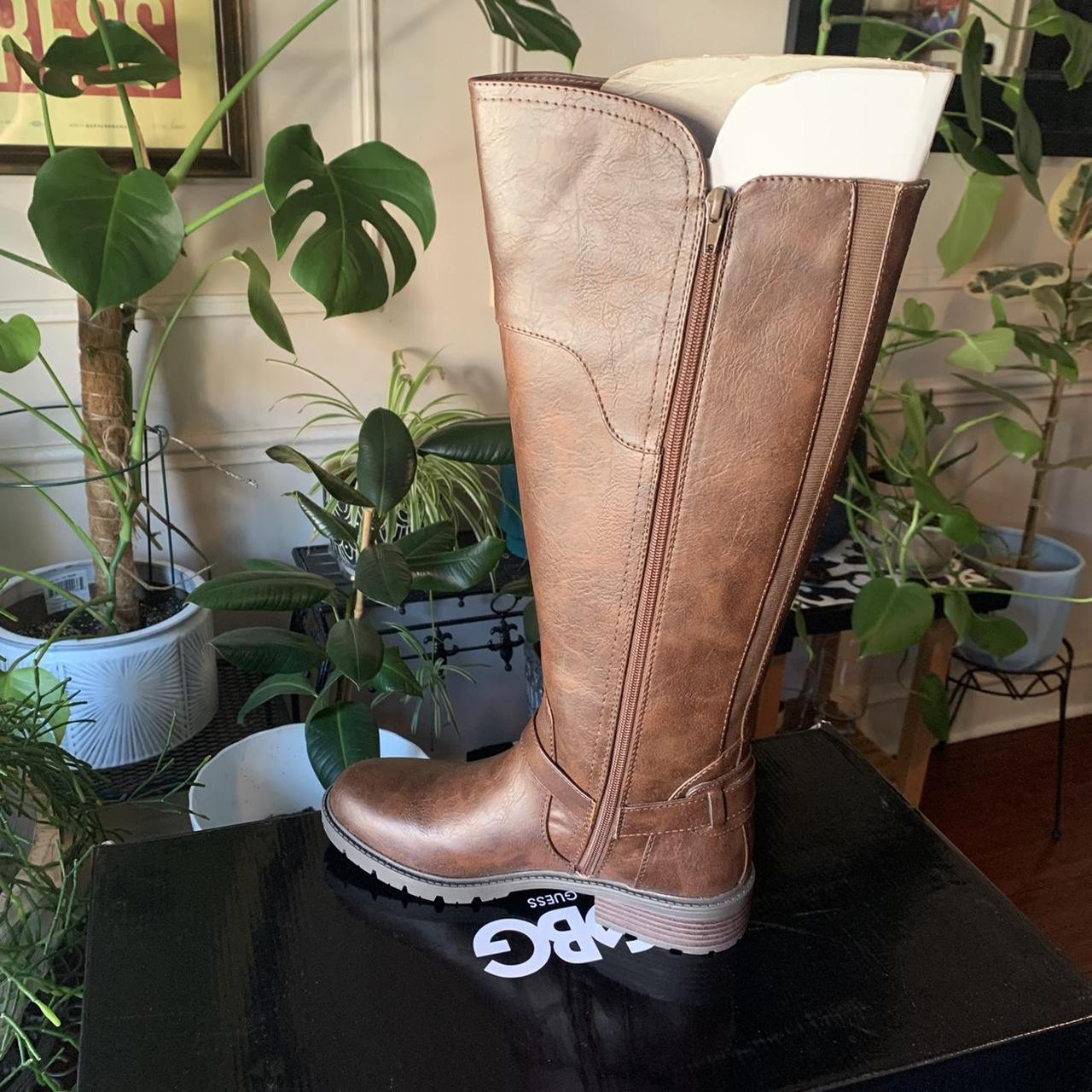 Brand new GBG by Guess dark brown tealin riding... - Depop