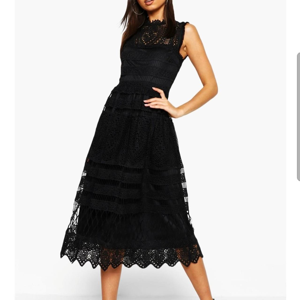 Boohoo Women's Black Dress | Depop