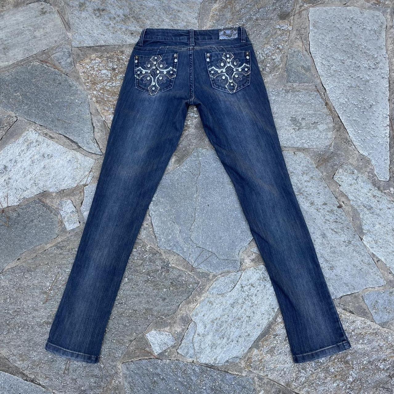 Angels Women's Blue Jeans | Depop