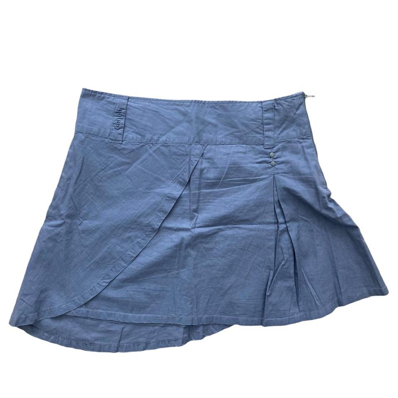 Bench Women's Purple and Blue Skirt | Depop