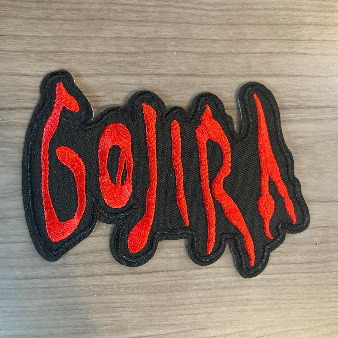 Gojira patch Embroidered, iron on/sew on Comes as... - Depop