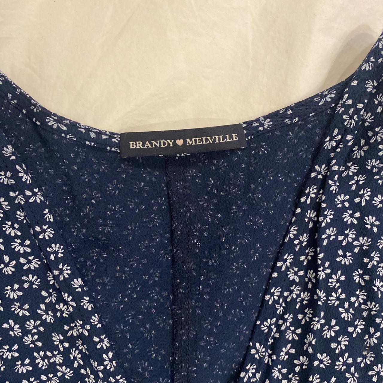 brandy robbie floral wrap dress worn once - Depop