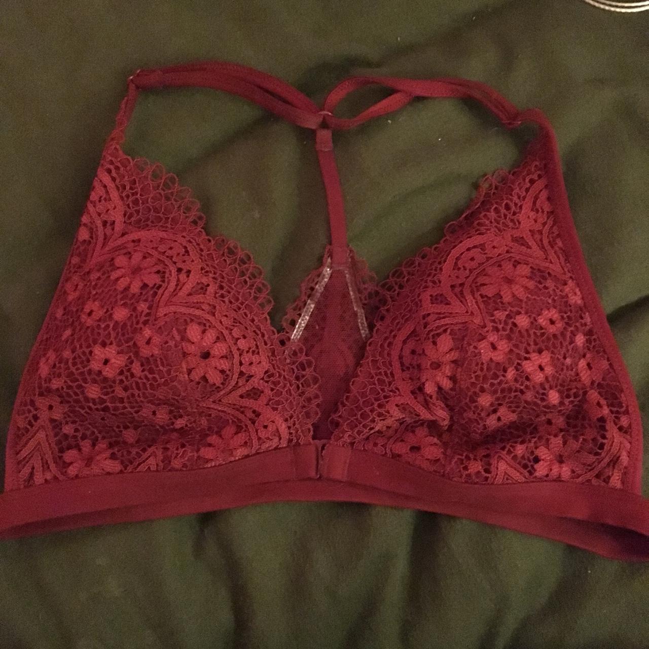 Victoria secret lace bralet, so soft with no wire... - Depop