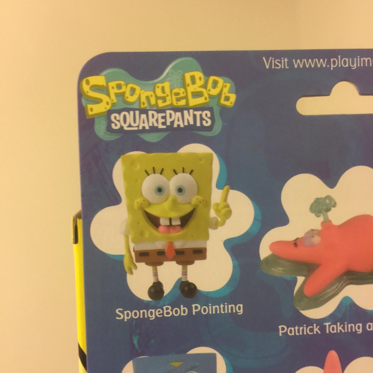 Spongebob pointing - Depop