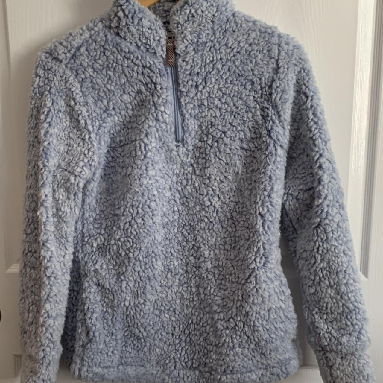 Weatherproof Baby Blue Sherpa Sweater sweater is... - Depop