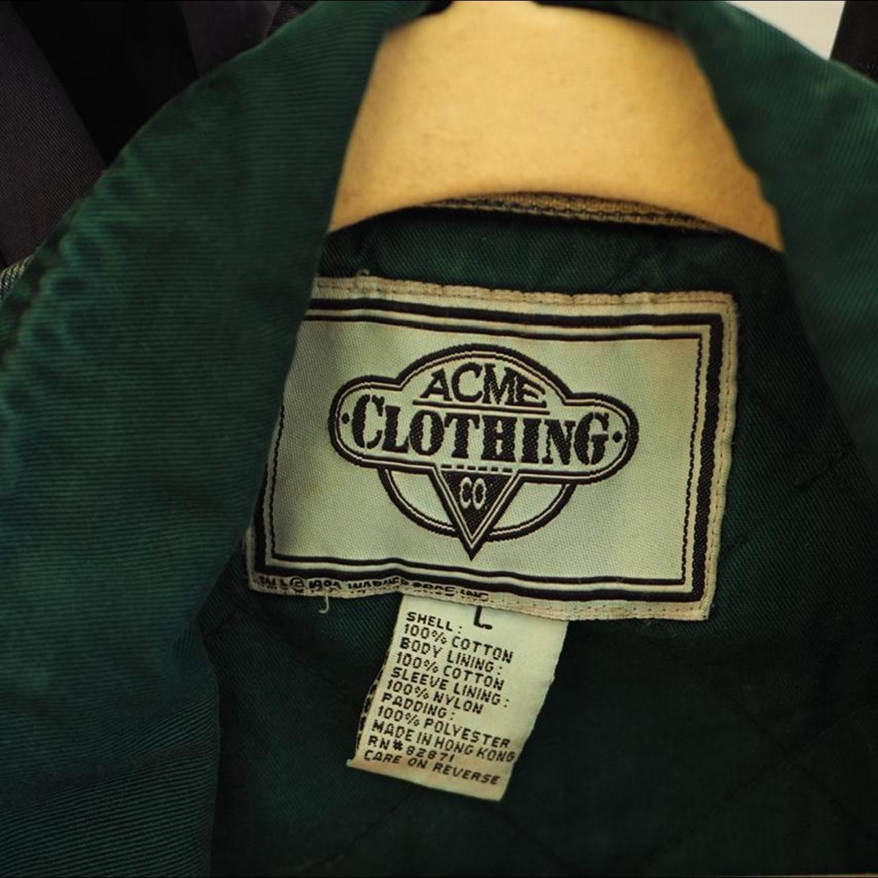 Acme Clothing Men's Blue and Green Jacket | Depop