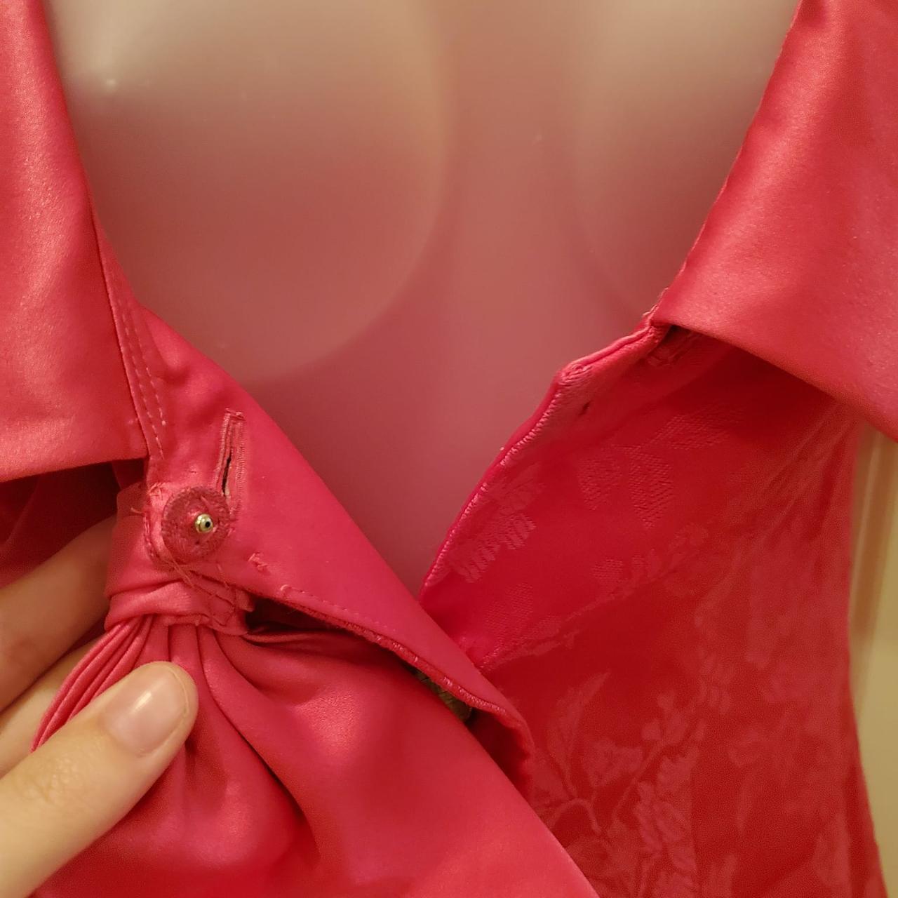 Vintage En Francais Huey Waltzer Pink And Gold Bow Depop