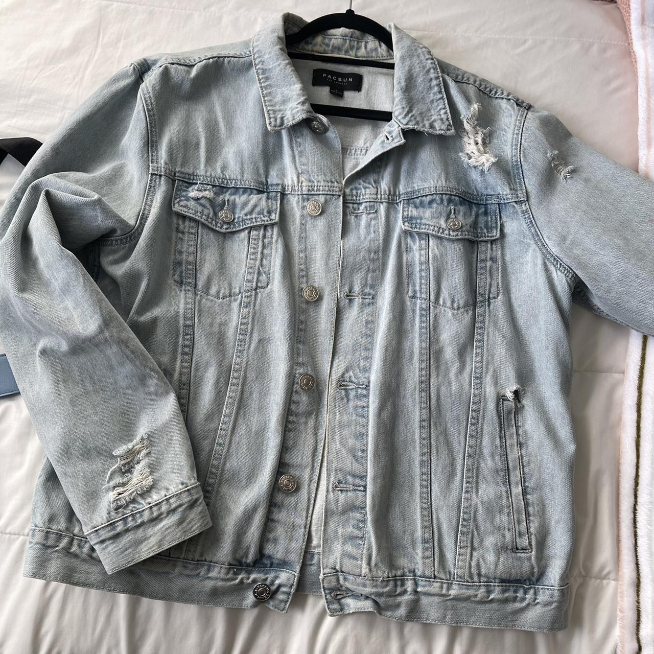 PACSUN Denim Jacket as modeled by Luka Sabbat mens... - Depop