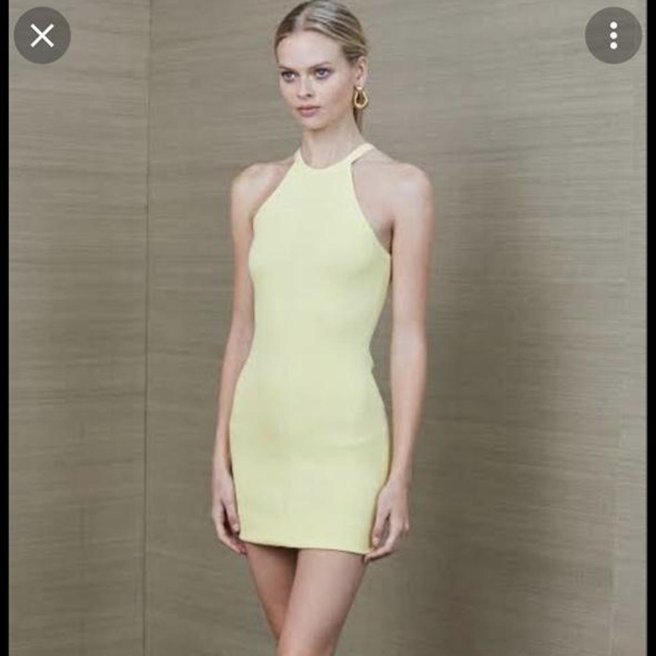 Bec & Bridge Women's Yellow Dress | Depop