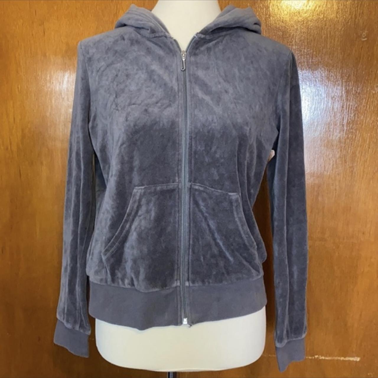 Juicy Couture Velour Zip-front Hoodie 🤍 Authentic... - Depop