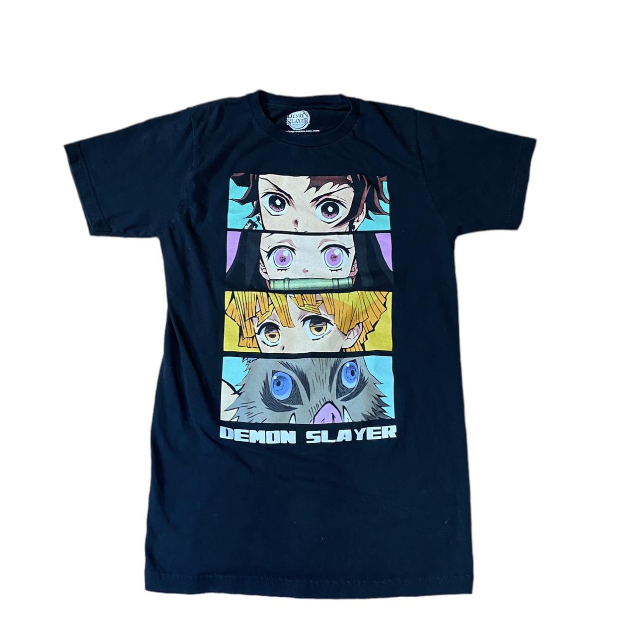 Demon slayer T-shirt • Looks to be worn a few... - Depop