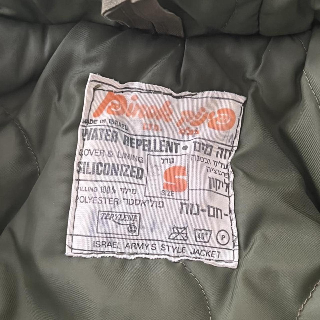 Vintage Israeli military jacket Great color and... - Depop