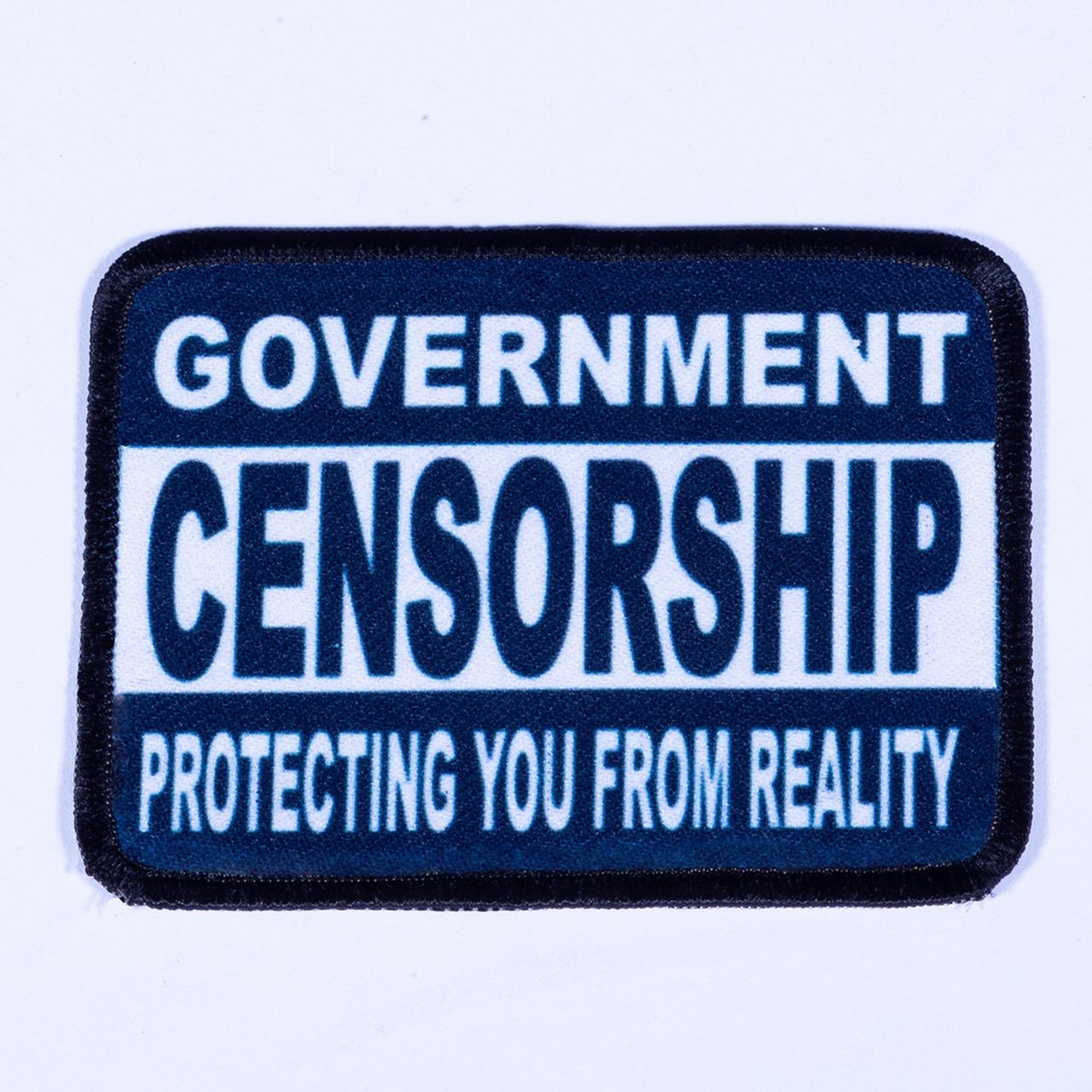 Censored Sew on patches 3x4 in One for $10 or 3... - Depop