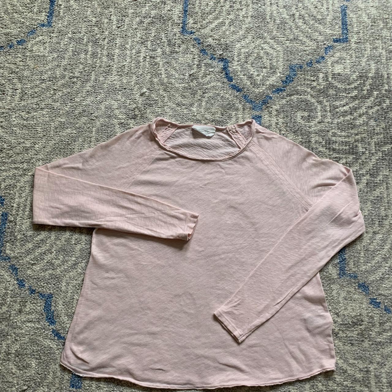 American Vintage Light Pink Cotton Top 100% cotton... - Depop