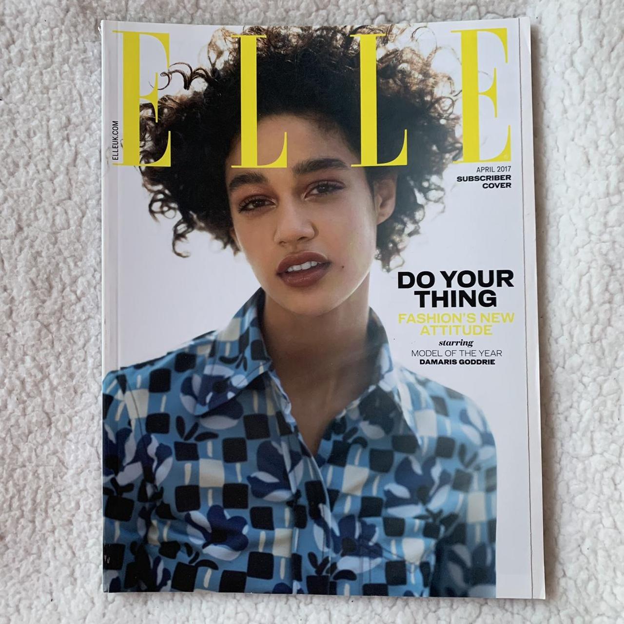 Elle Magazine April 2017 Perfect Condition Sold... - Depop