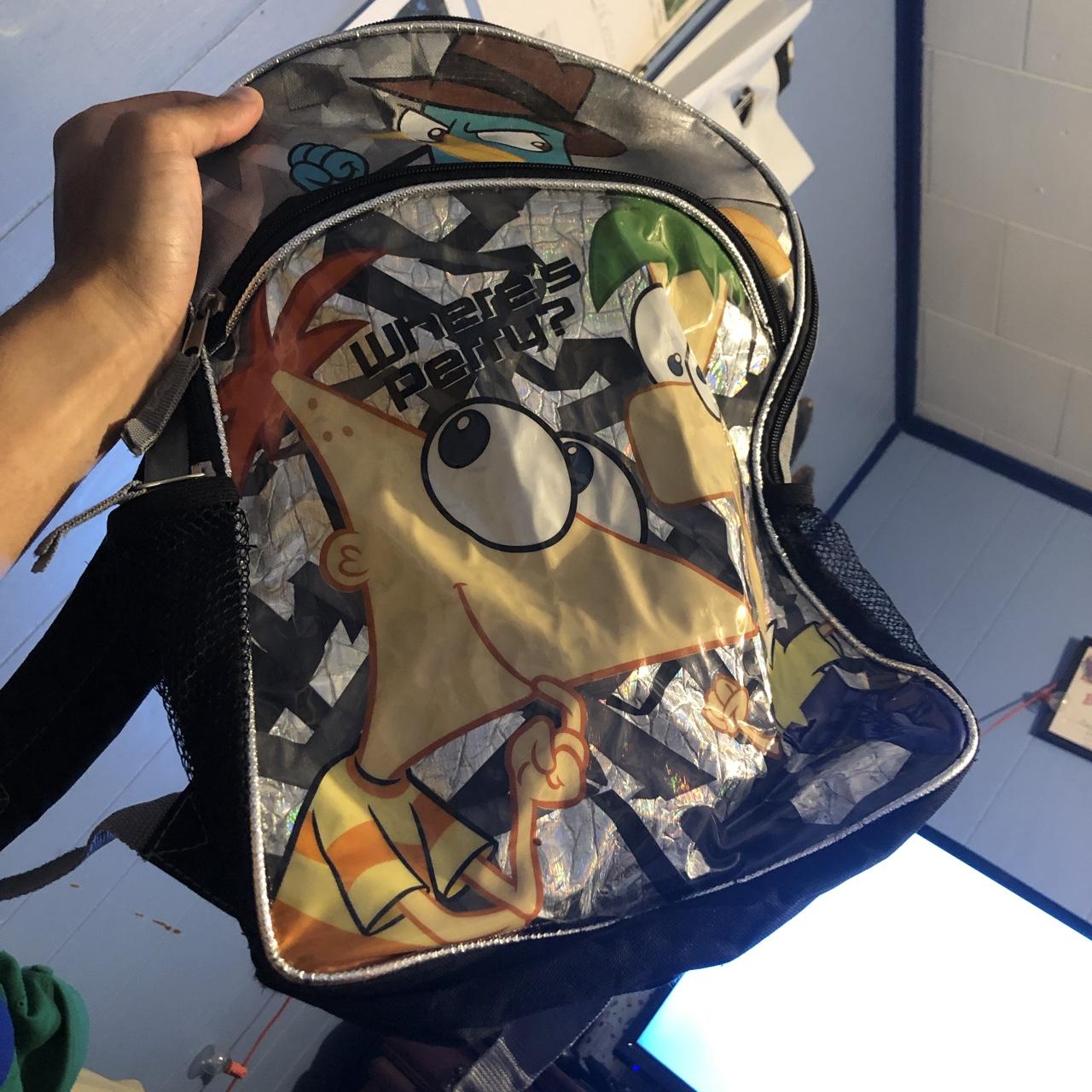 Phineas and Ferb backpack. Literally never used.... - Depop