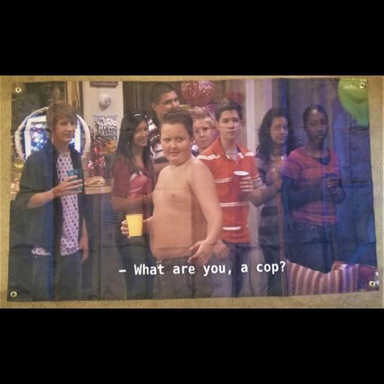 Icarly Gibby Meme Quote What Are You A Cop” Funny Depop