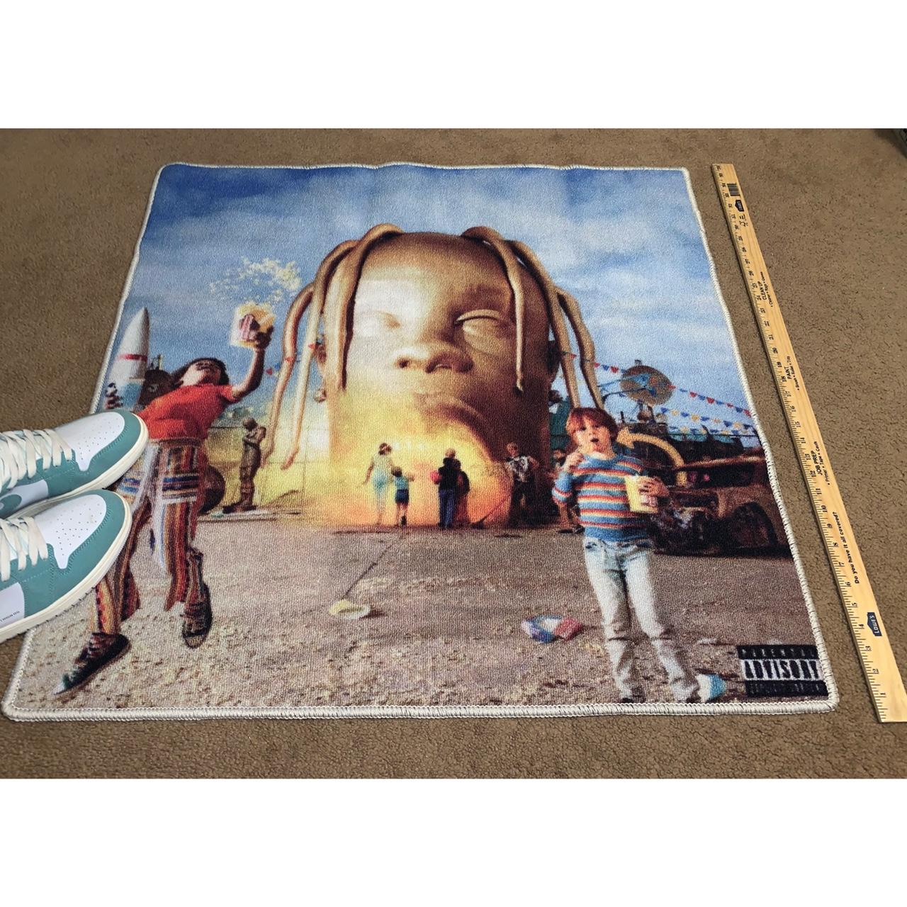 🍿 🚀 Travis Scott Astroworld Album Cover Custom Floor... - Depop