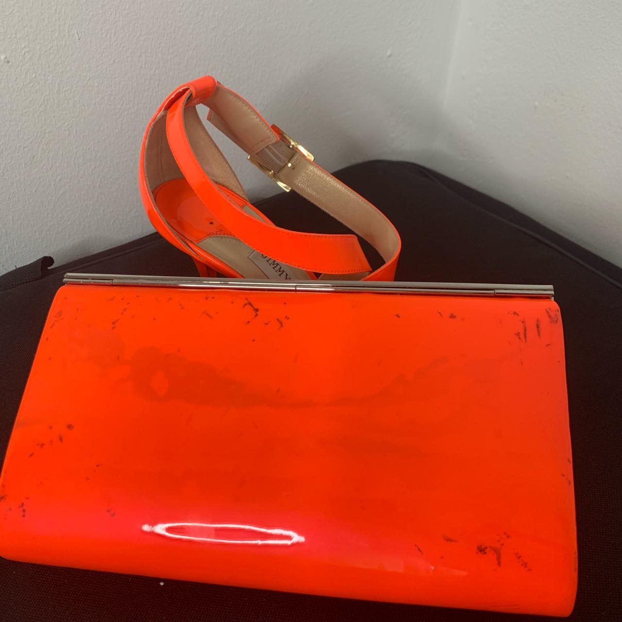 Dawn Ward official item Jimmy Choo laser orange... - Depop