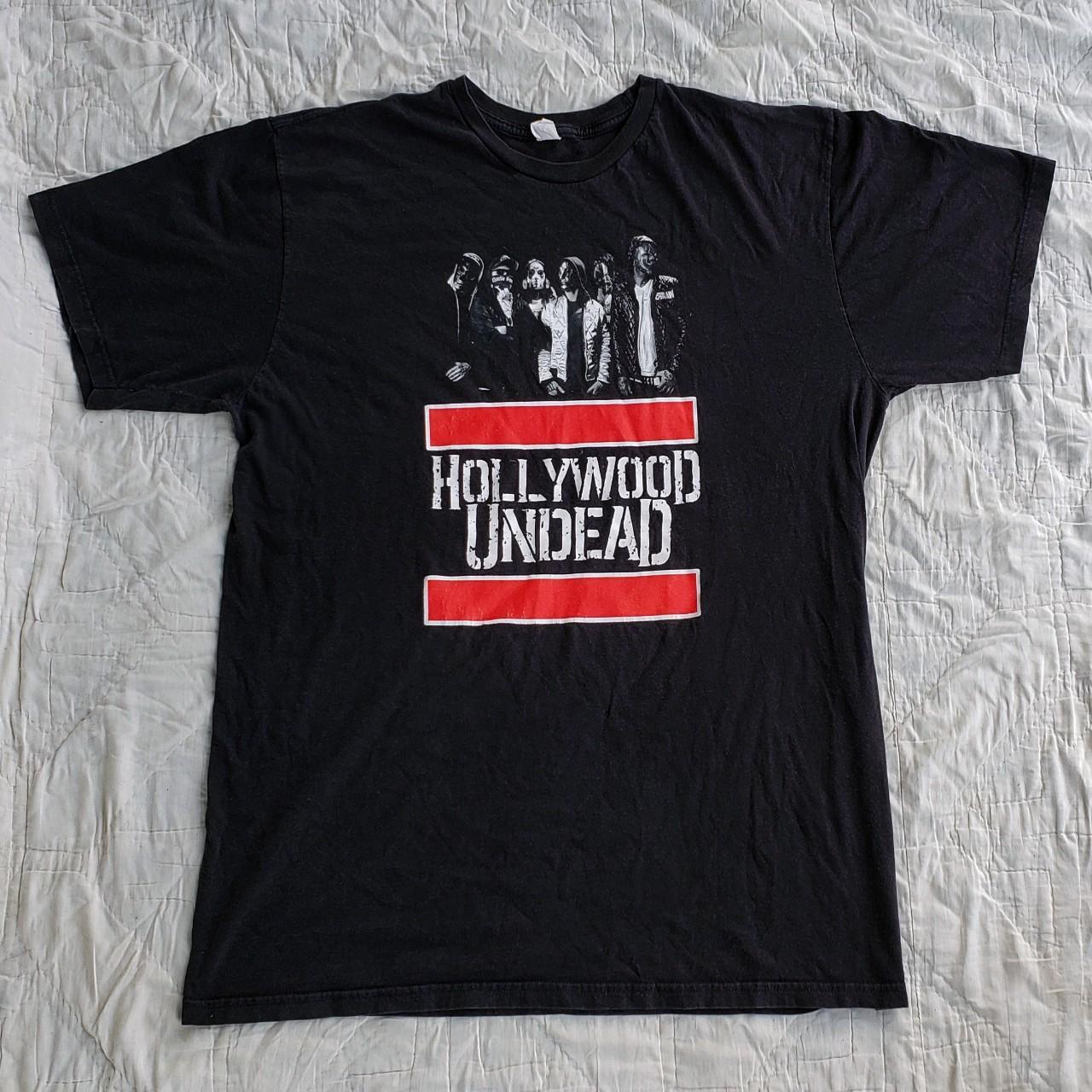Hollywood Undead shirt, size Men's XXL. It is black... - Depop