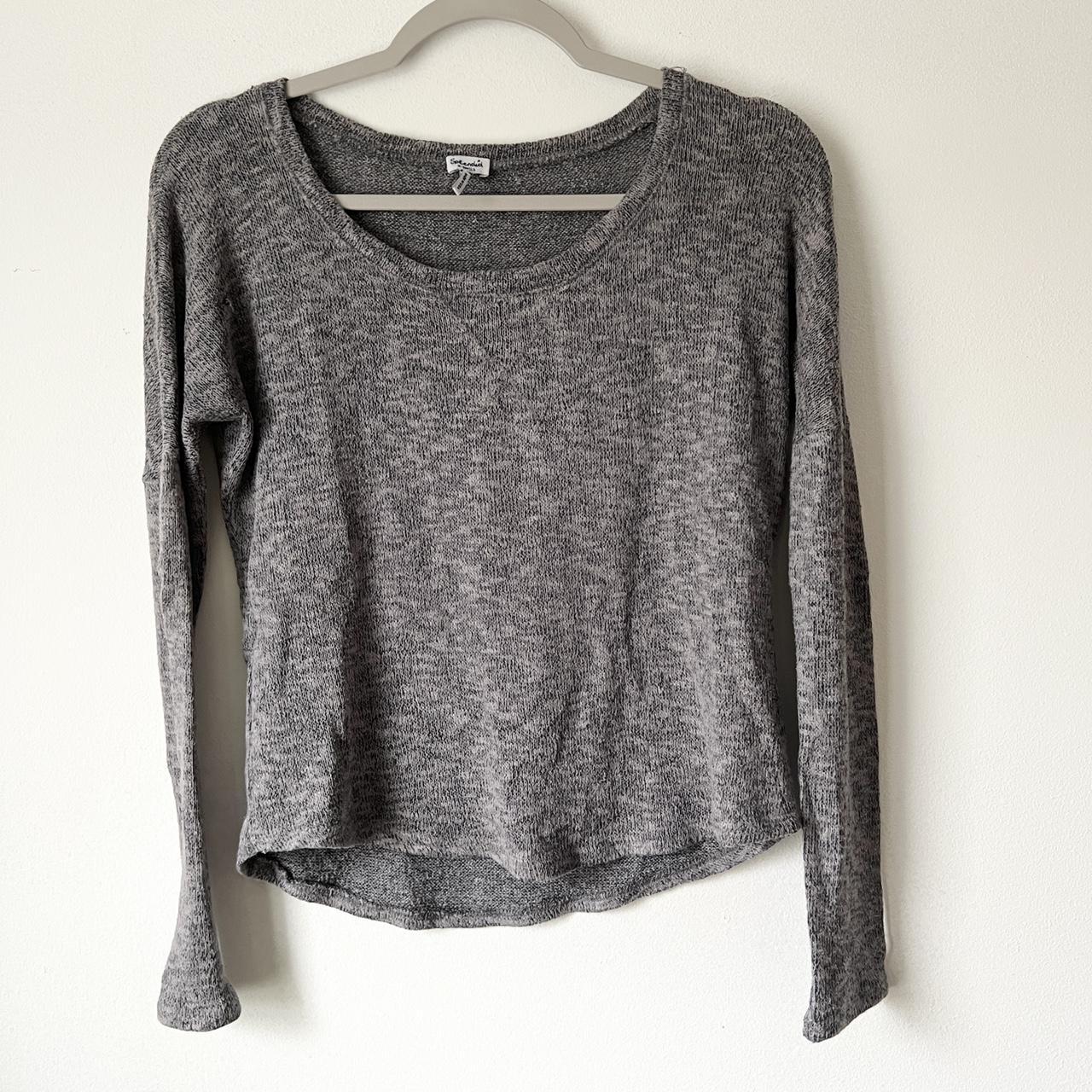 Splendid gray raglan sweater Size XS Drop... - Depop