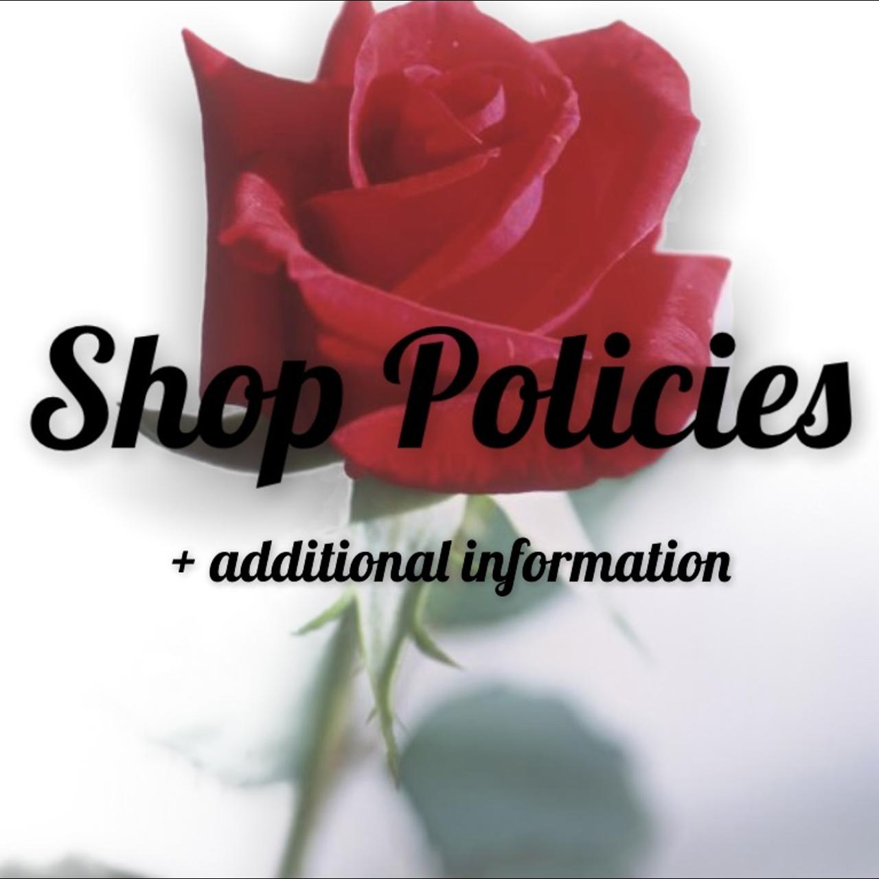 Shop Policies Post + Additional Information Please... - Depop
