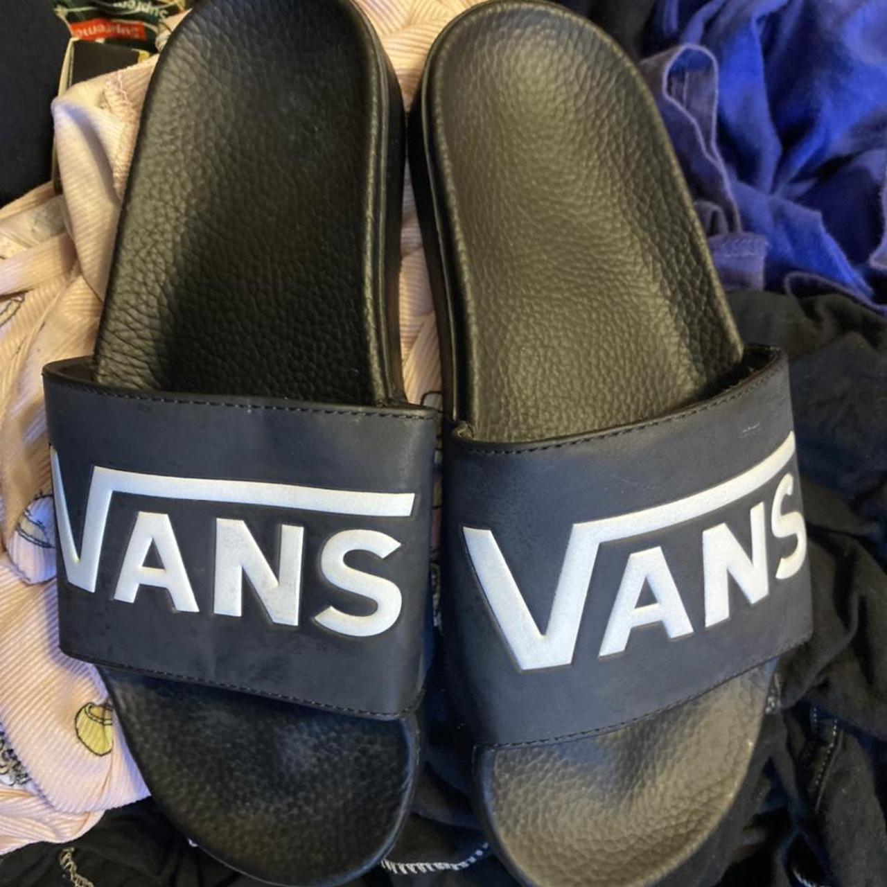 vans slides. #vans - Depop