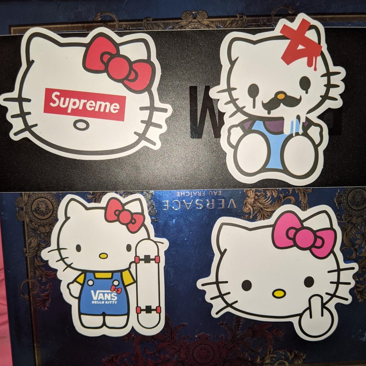 hello kitty 6;sticker pack #supreme #vans #hellokitty - Depop