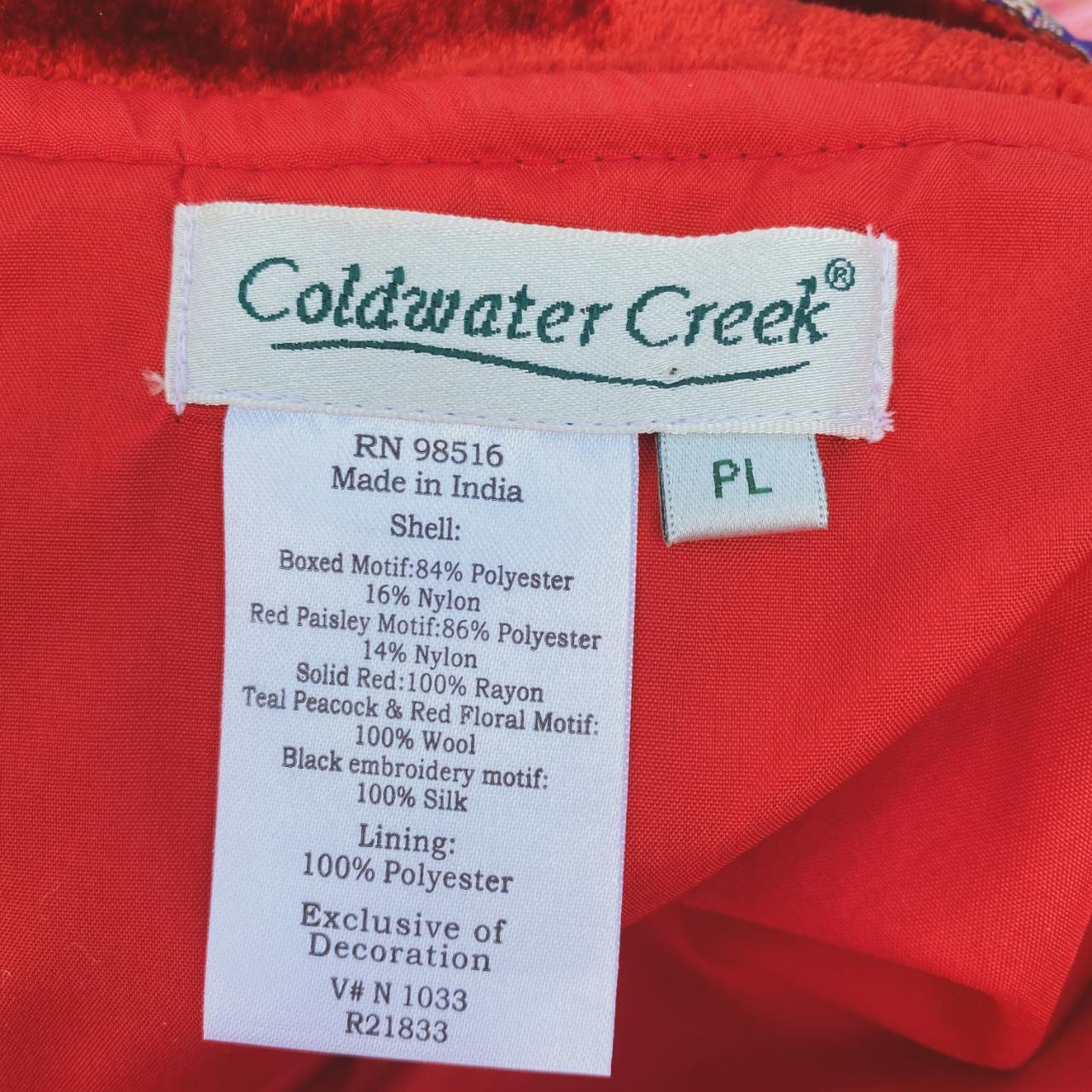 Coldwater Creek Velvet Patchwork Quilted... - Depop