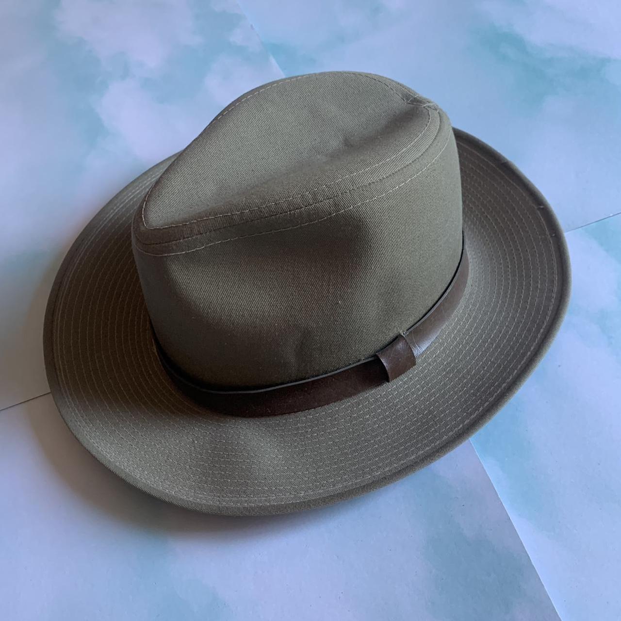 Mallory by Stetson Men's Hard Fedora – Brown Khaki –... - Depop