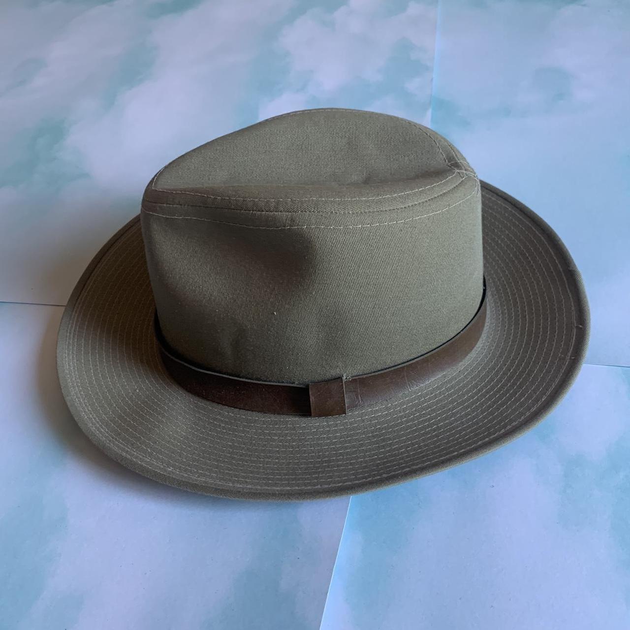 Mallory by Stetson Men's Hard Fedora – Brown Khaki –... - Depop