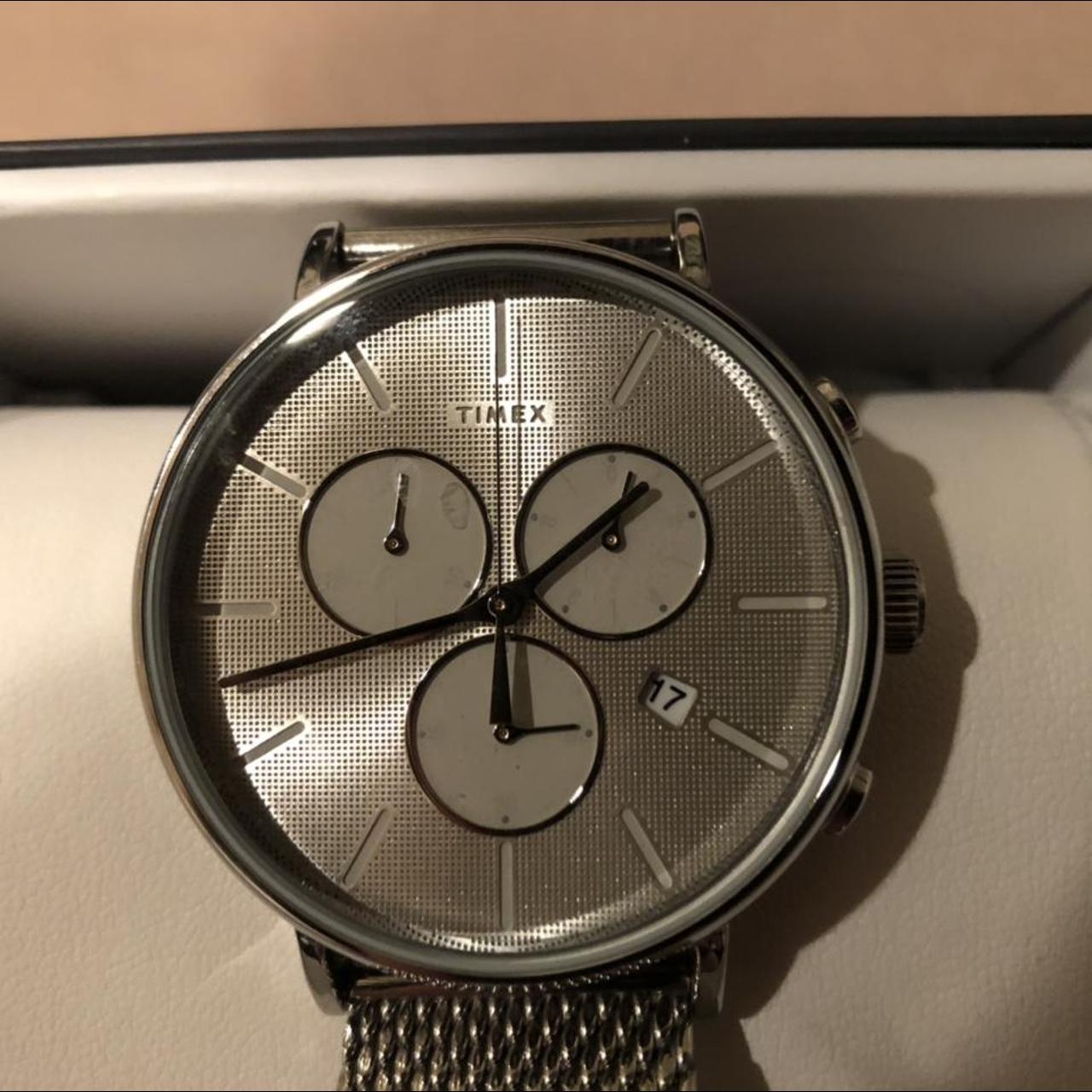 Silver Timex Watch #timex #timepiece #watch... - Depop