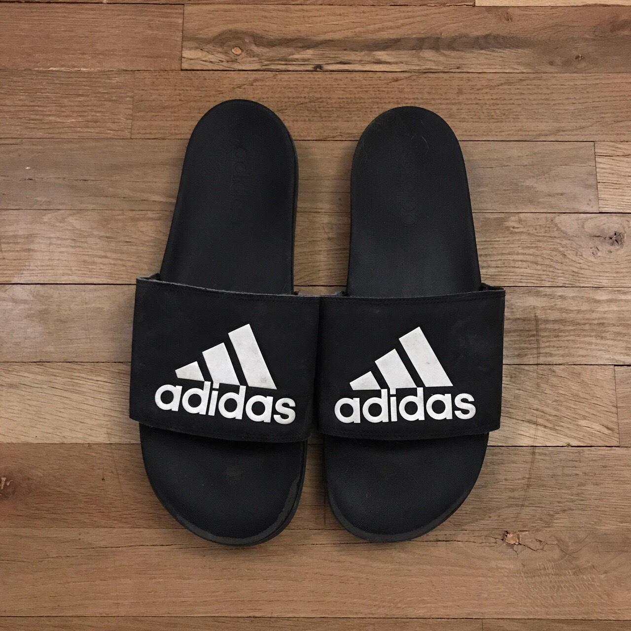 Men’s 12 Adidas Slides $6.75 shipping No... - Depop