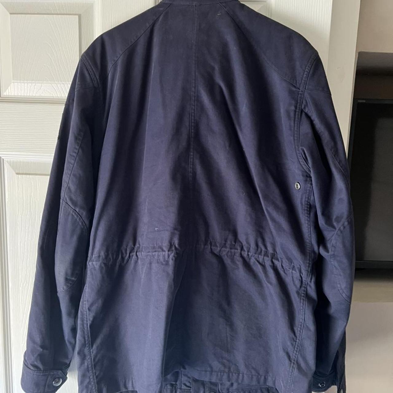 Belstaff fieldmaster Coat / jacket Navy blue Size... - Depop