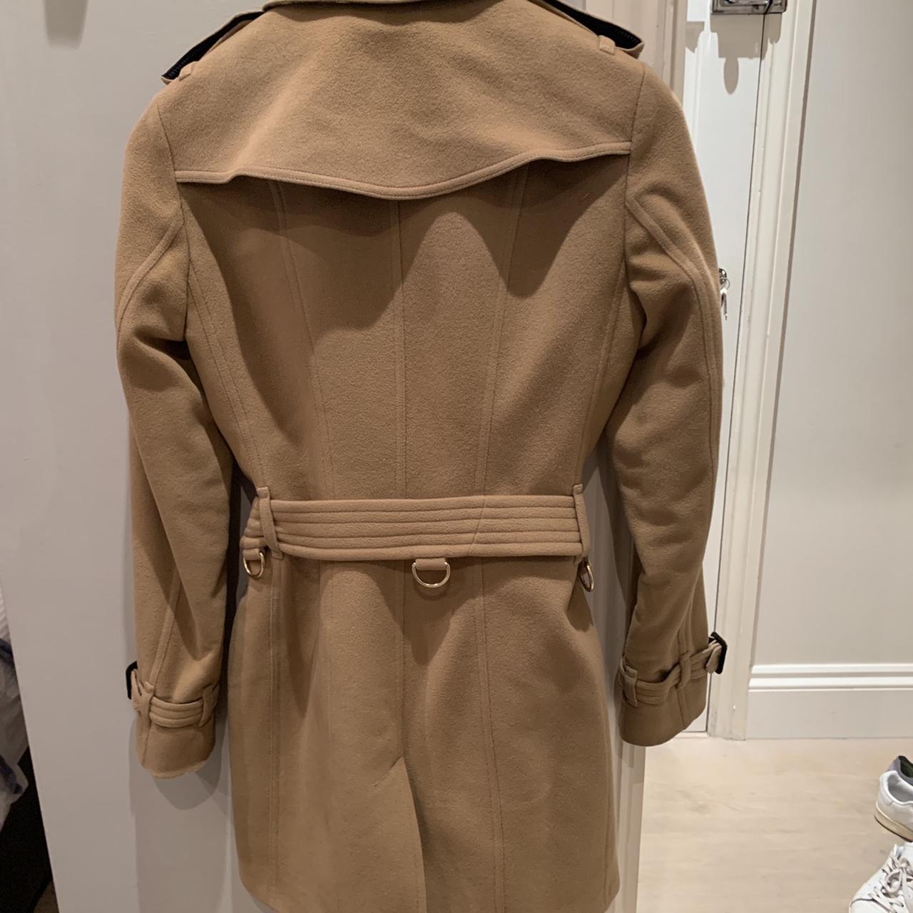 Burberry wool and cashmere camel coat with removable... - Depop