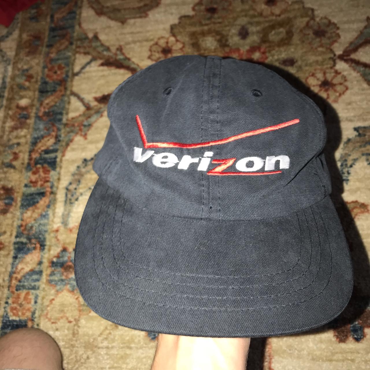 Vintage Worn / Faded Perfectly Verizon Dad Hat.... - Depop