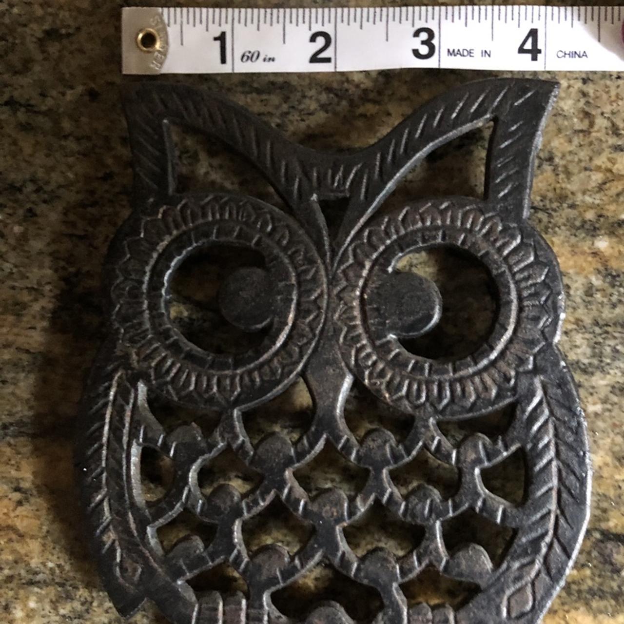 Vintage owl trivet set of 3. They look great hung... - Depop