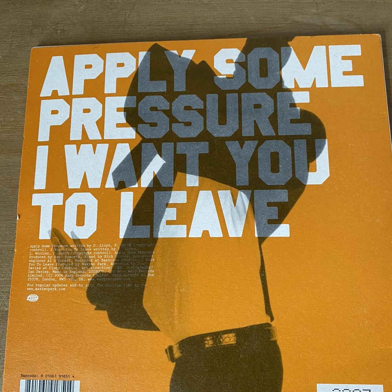 Signed Maximo Park 7” Vinyl - Apply Some... - Depop