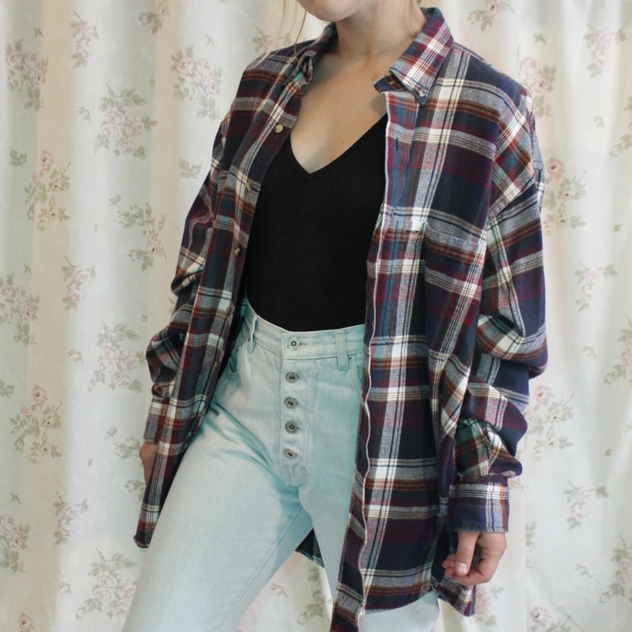 Awesome, colorful flannel. Can be worn with many... - Depop