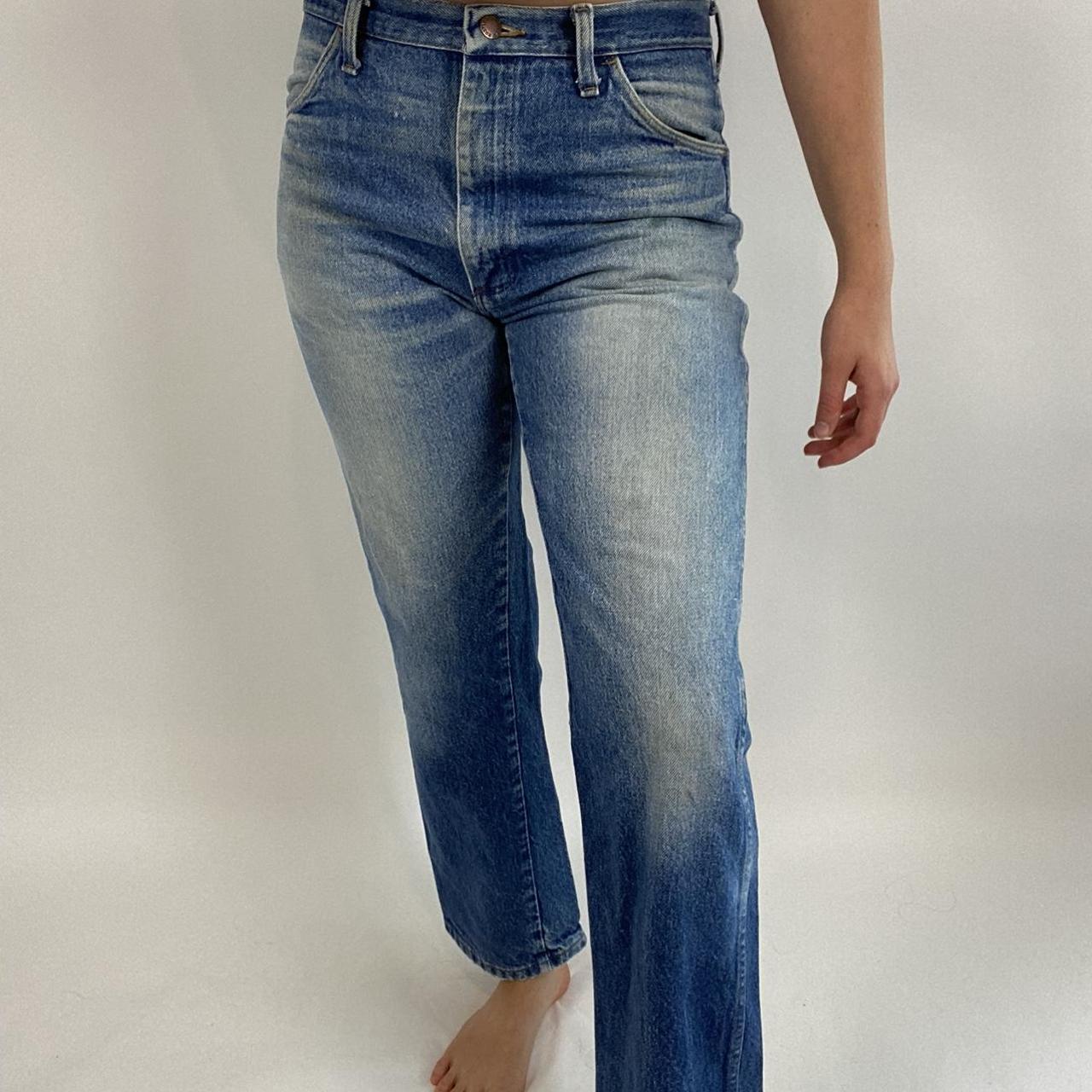 Vintage rustler jeans Super cute wash, with little... - Depop