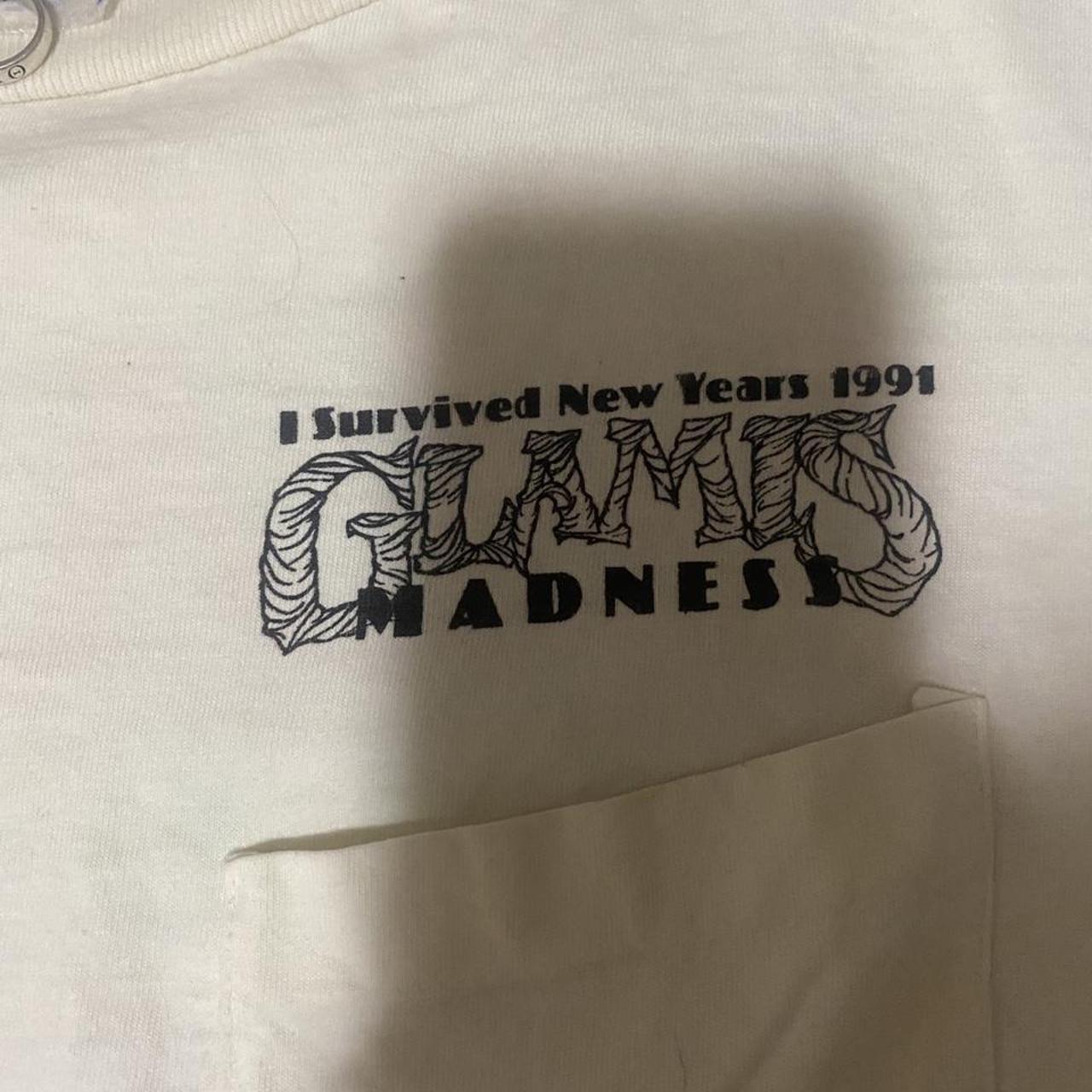 Vintage 1991 single stitch Glamis Madness T-shirt.... - Depop