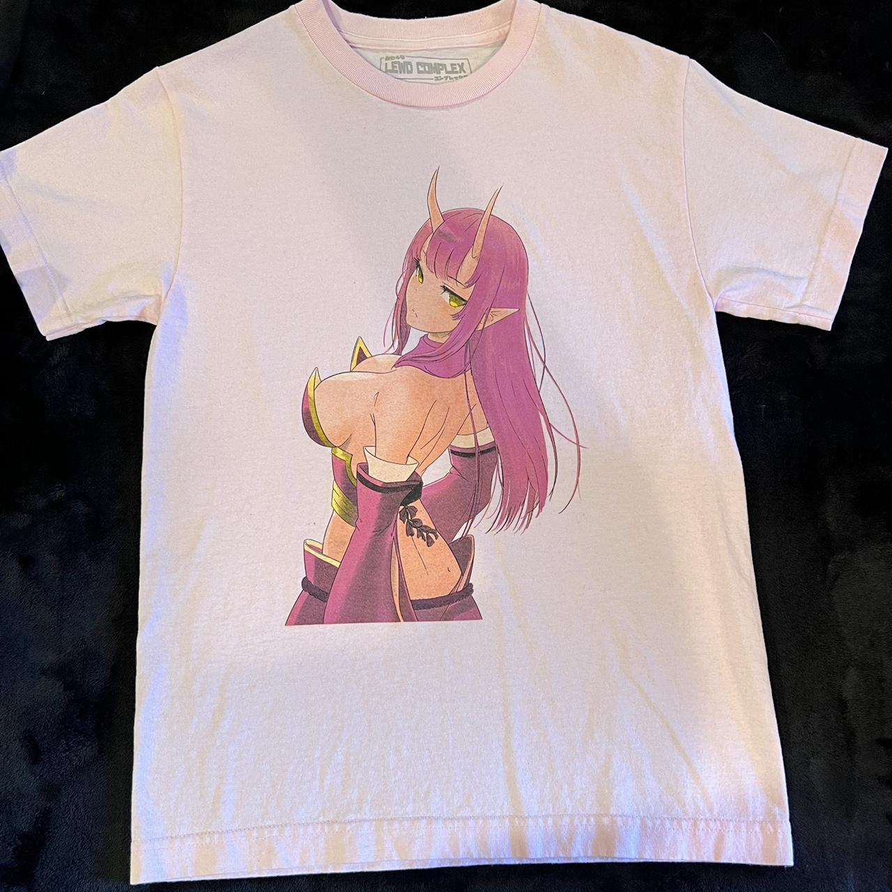 ‼️NO PAYPAL‼️ Lewd Complex Yurei Pink Hair T-shirt - Depop