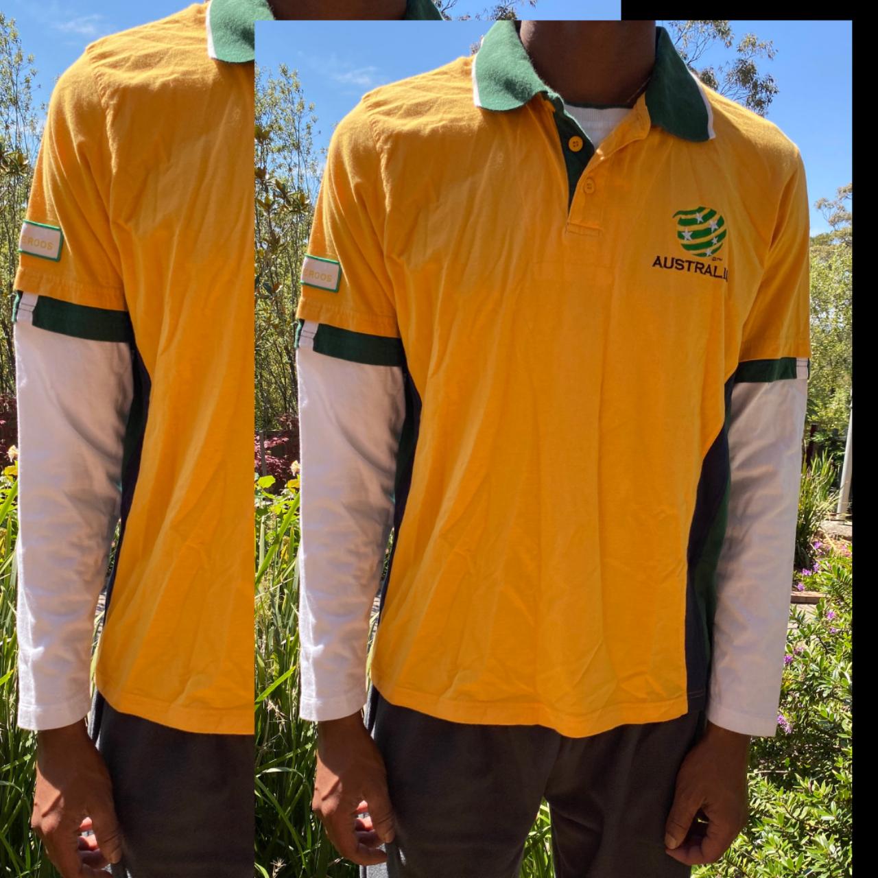 SOCCEROOS SUPPORTERS LONG SLEEVE TOP DETAILS: +... - Depop