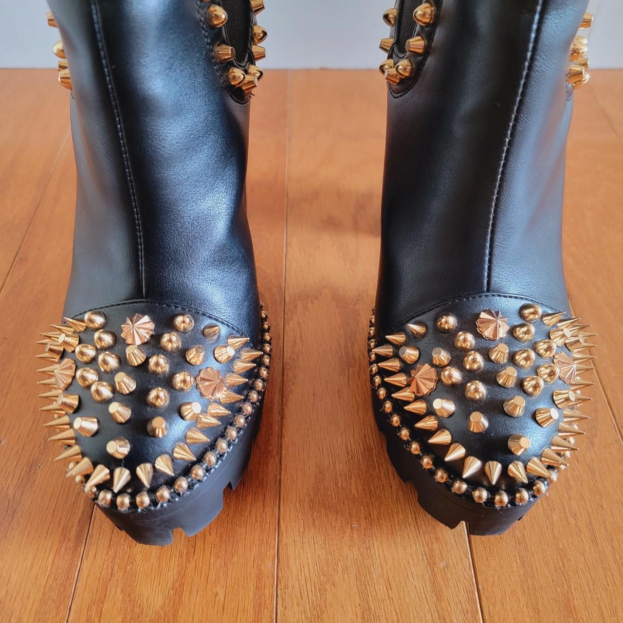 ️ Spiked & Studded Platform Booties Brand: EGO - I... - Depop