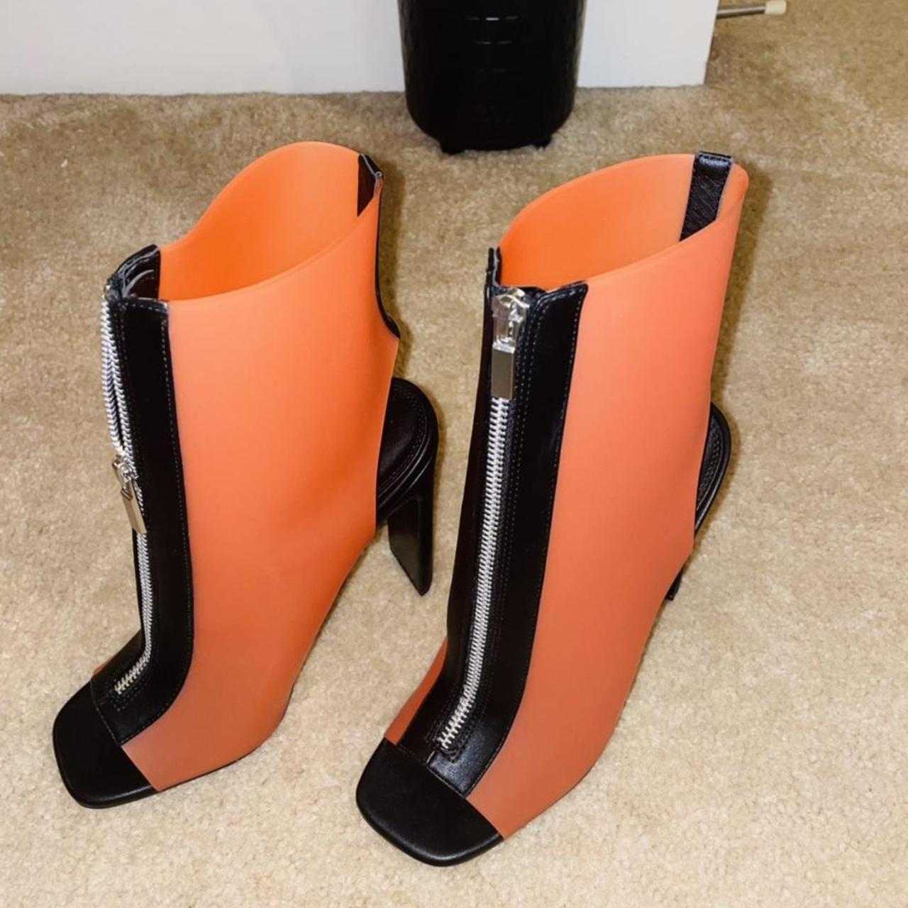 ASOS Women's Orange and Black Boots | Depop