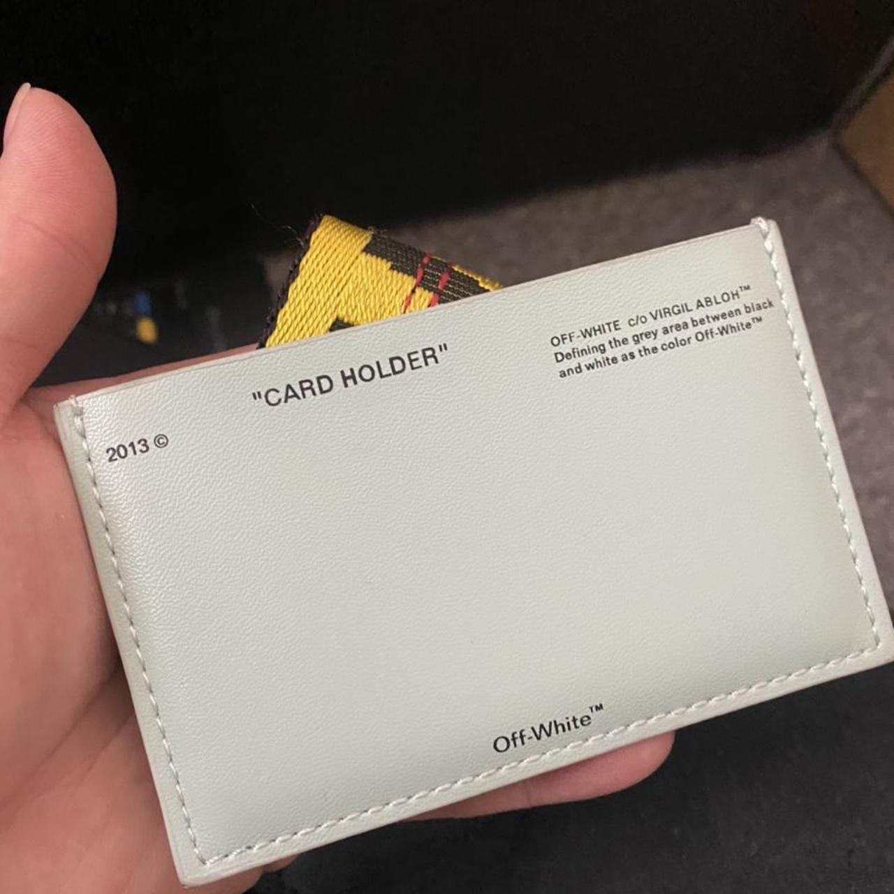 Off white card holder Uses but still in great... - Depop