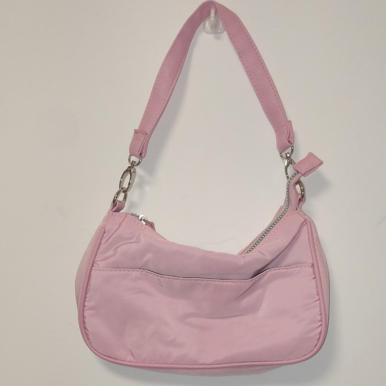 Pink Primark mini shoulder bag. Comes with mini... - Depop