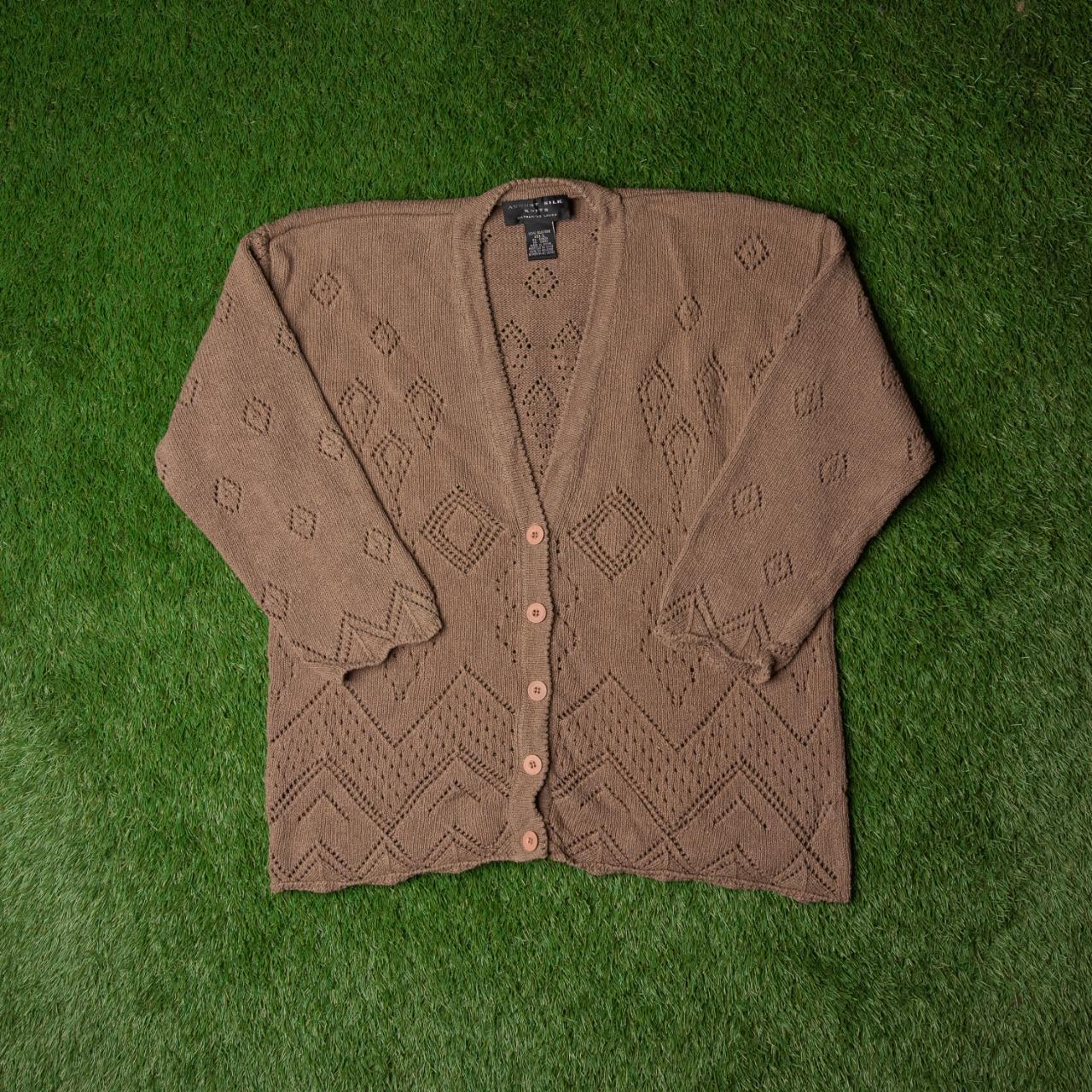 August Silk Knits by Catharine Lover Cardigan Super... - Depop