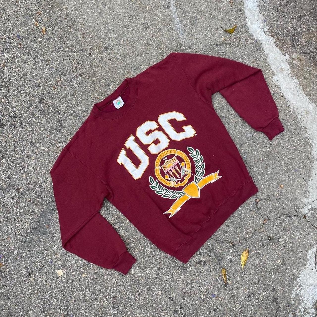 90s PM Sports USC Crewneck - Depop